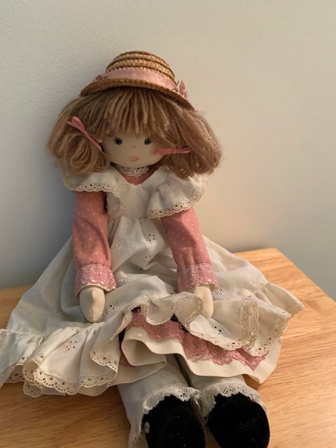 Vintage Stuffed Doll - Etsy