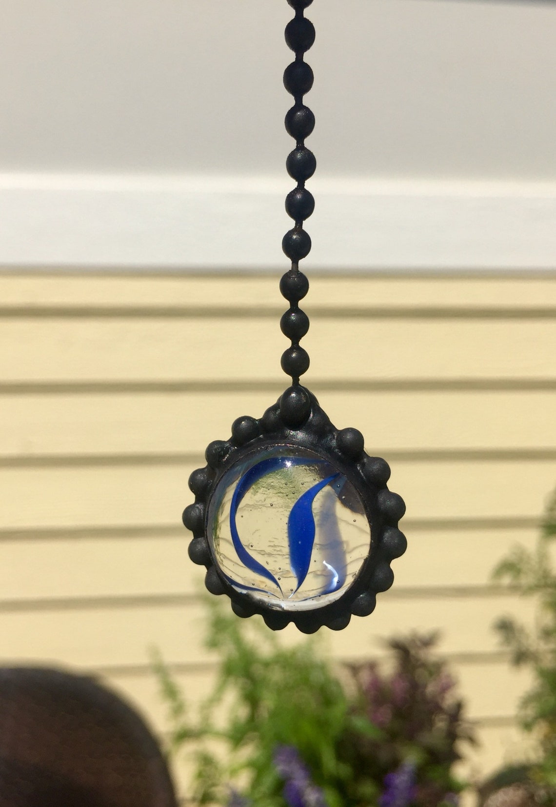 Chain Pull Sun Catcher Stained Glass Ceiling Fan Pull | Etsy