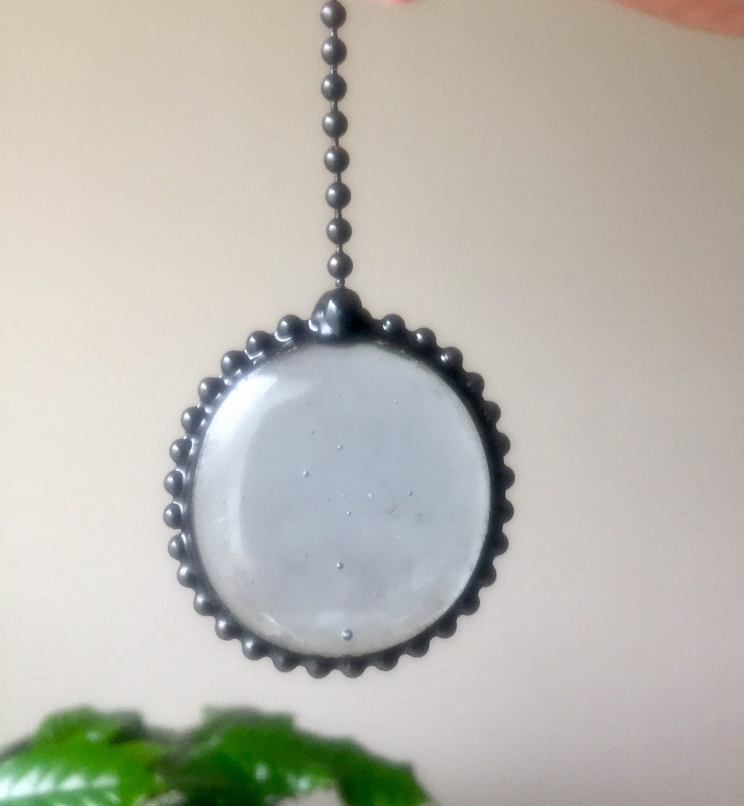 Light Blue- Glass - Pull Chain - Sun Catcher - Handcrafted - Antique ...