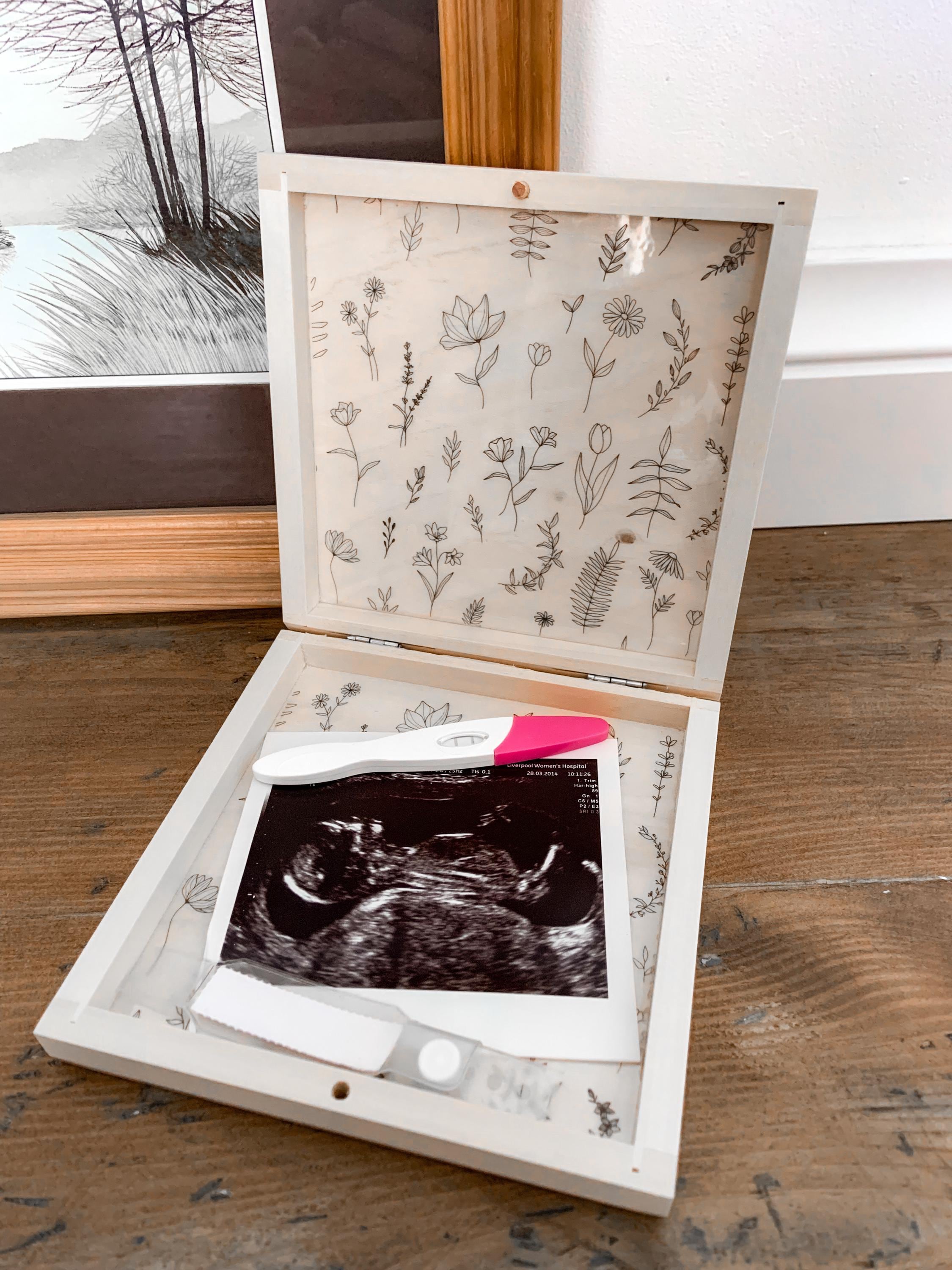 NEVER FORGOTTEN Baby Loss Keepsake Box, Pregnancy Test Box,miscarriage ...