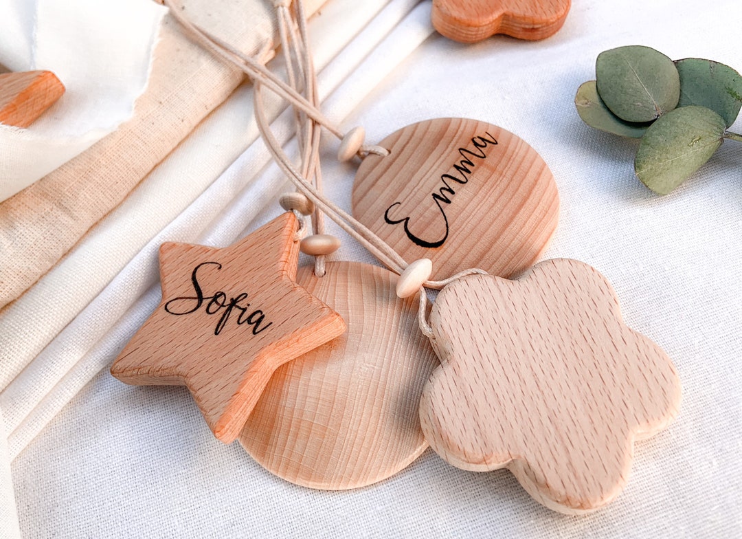 Personalised Wooden Gift Tag, Hanging Decoration, Wooden Name Plaque ...