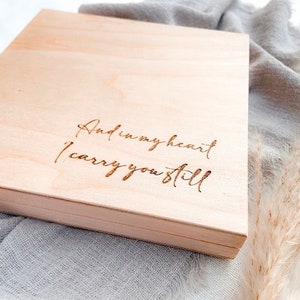 NEVER FORGOTTEN Baby Loss Keepsake Box, Pregnancy Test Box,miscarriage ...