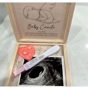 NEVER FORGOTTEN Baby Loss Keepsake Box, Pregnancy Test Box,miscarriage ...