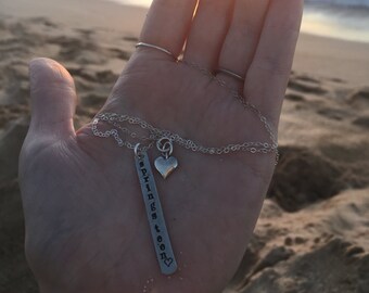 Born to Run Sterling Silver Necklace Bruce Springsteen - Etsy