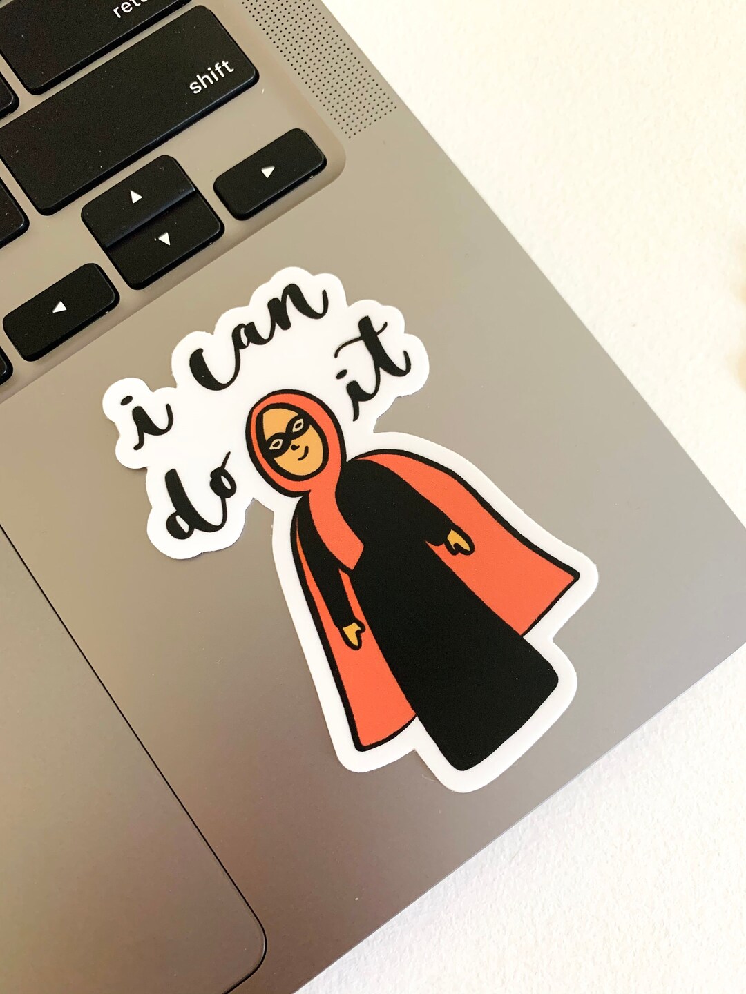 Hijabi Sticker | Islamic Sticker | Muslim Girl | I Can Do It Sticker ...