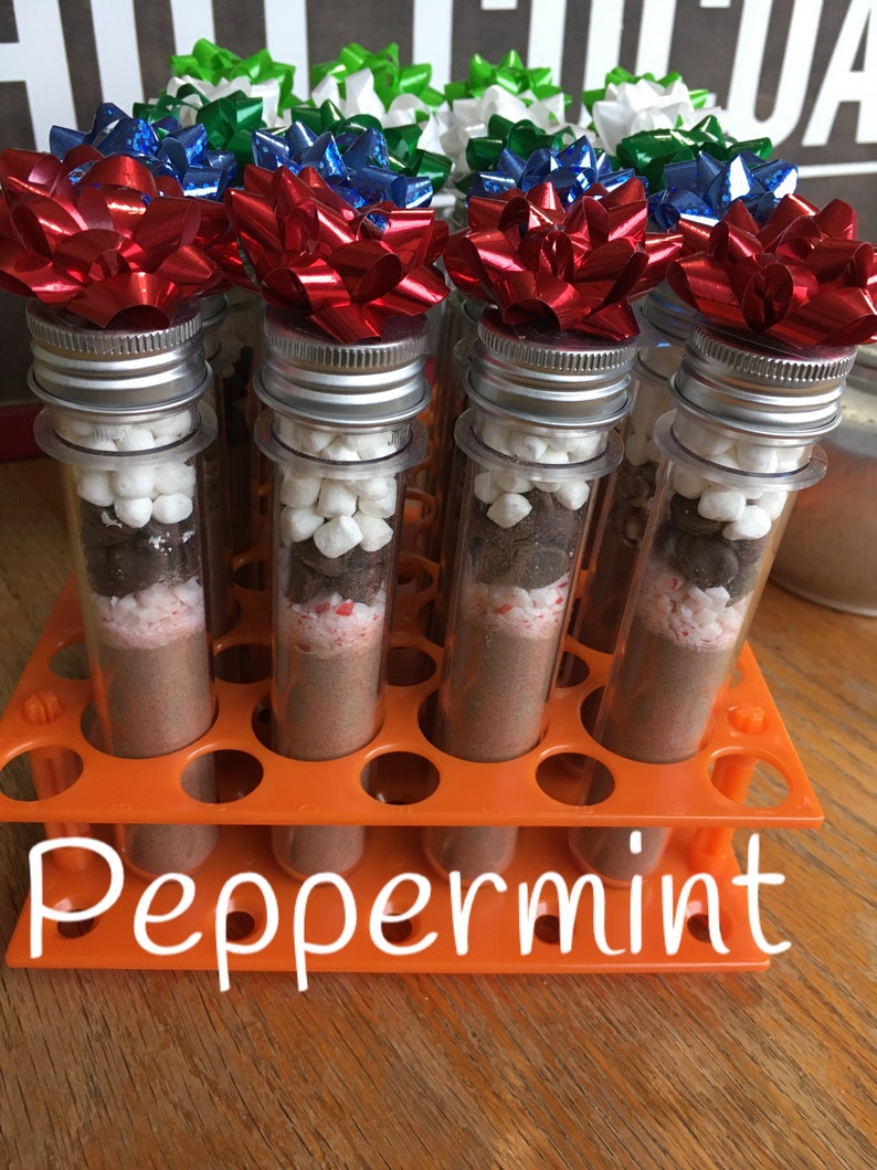 Gourmet Hot Cocoa Tubes, Christmas Stocking Stuffers, Set of 10 - Etsy