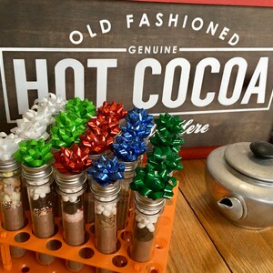 Hot Cocoa Tubes Stocking Stuffers for Kids, Bulk Holiday Gifts ...