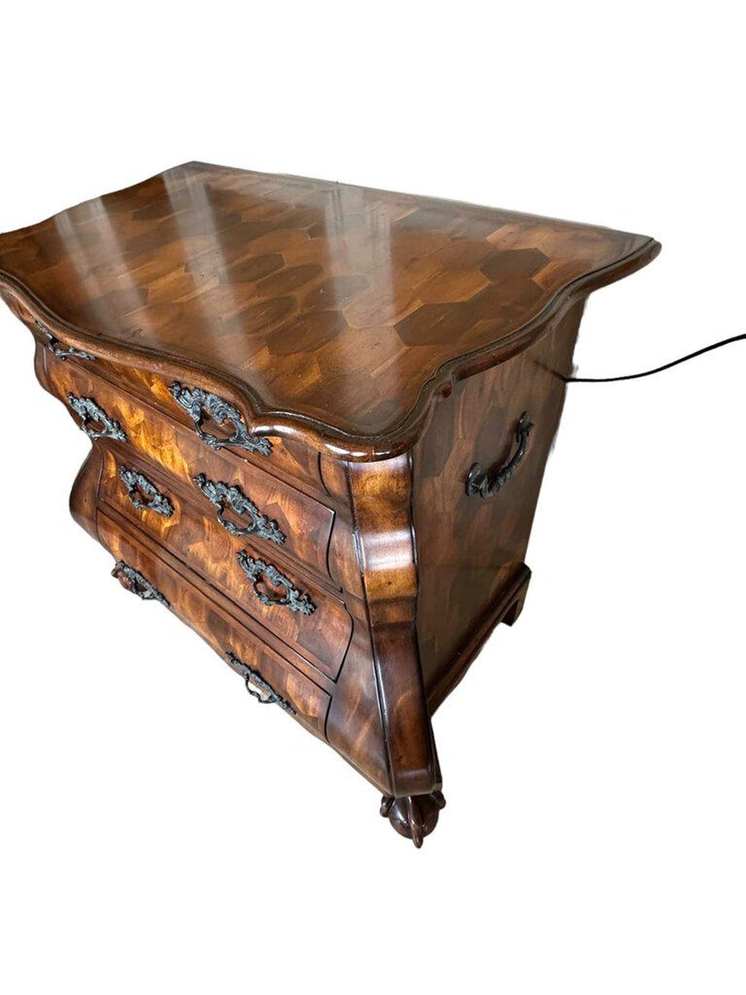 Dutch Bombe Chest by Theodore Alexander - Etsy