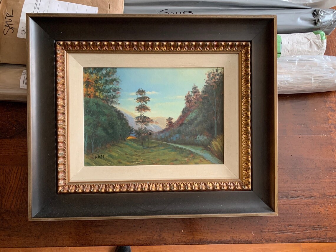 Original Oil Painting, "passage Way" by Artist Hall - Etsy