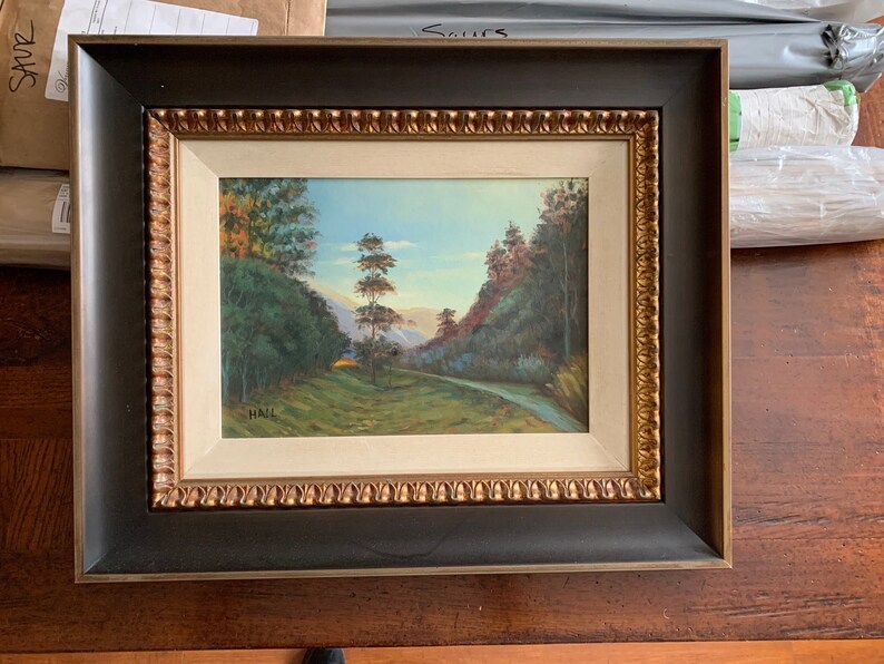 Original Oil Painting, "passage Way" by Artist Hall - Etsy