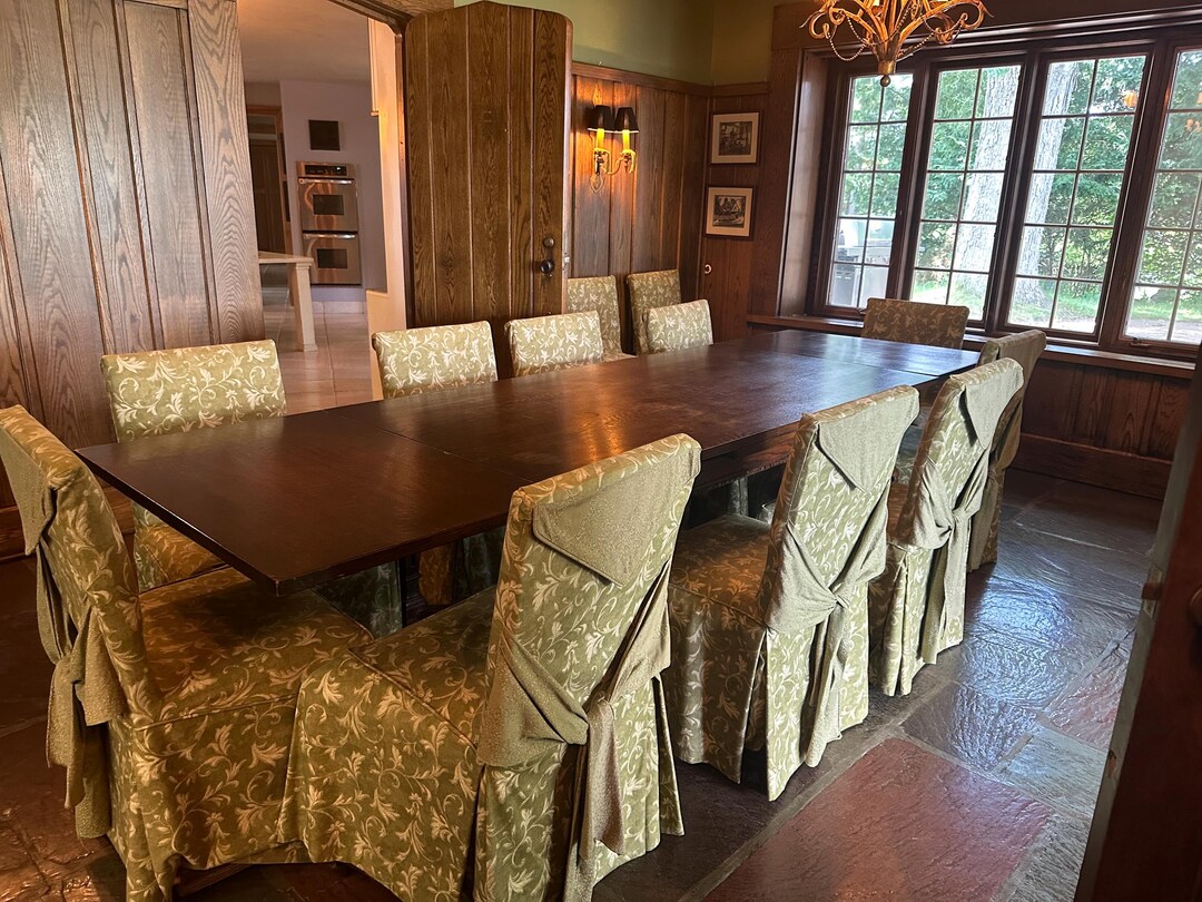 English Walnut Dining Table W/extensions - Etsy