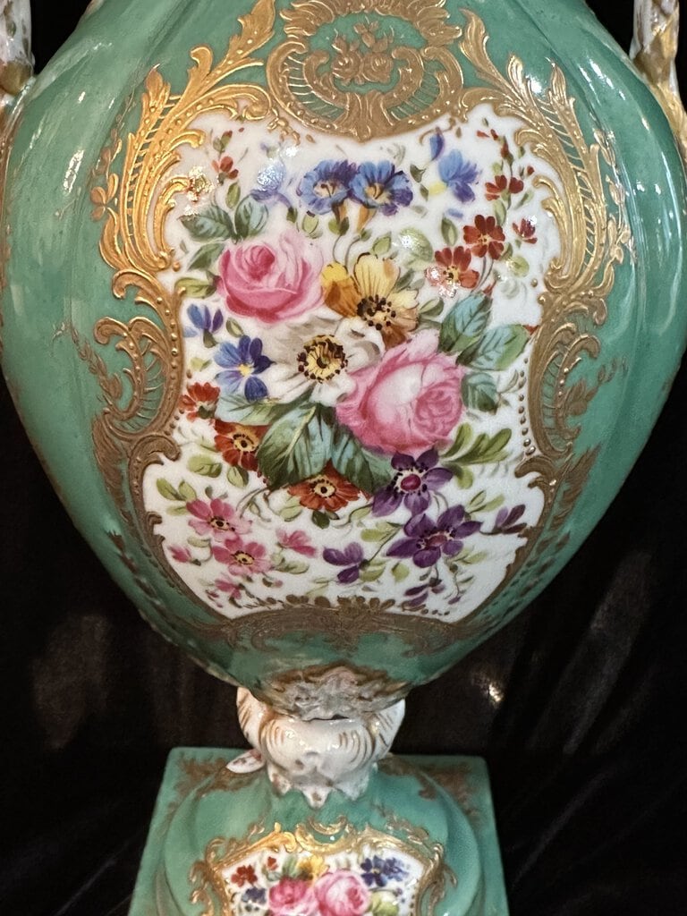Antique French and Paris Hand Painted Porcelain Vase Gold - Etsy