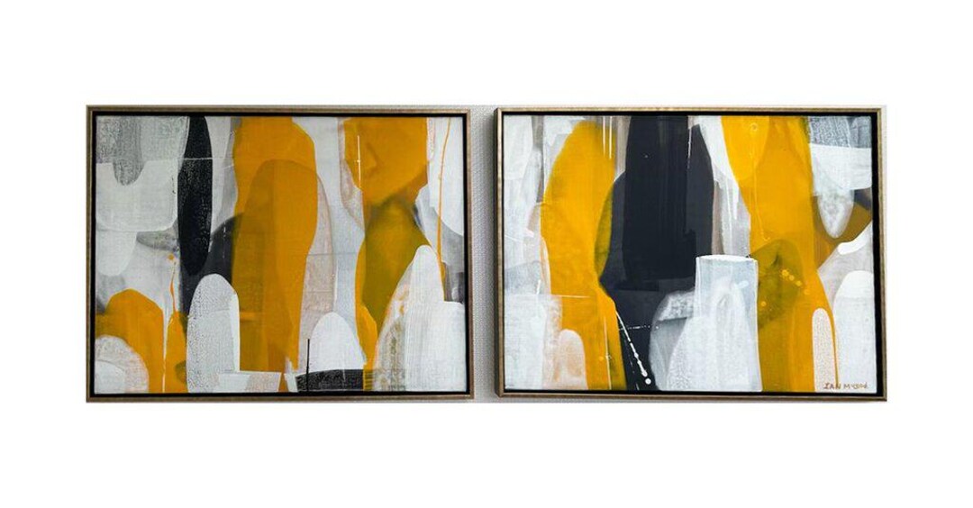 Original Abstract Painting by Ian Mcleod - Etsy