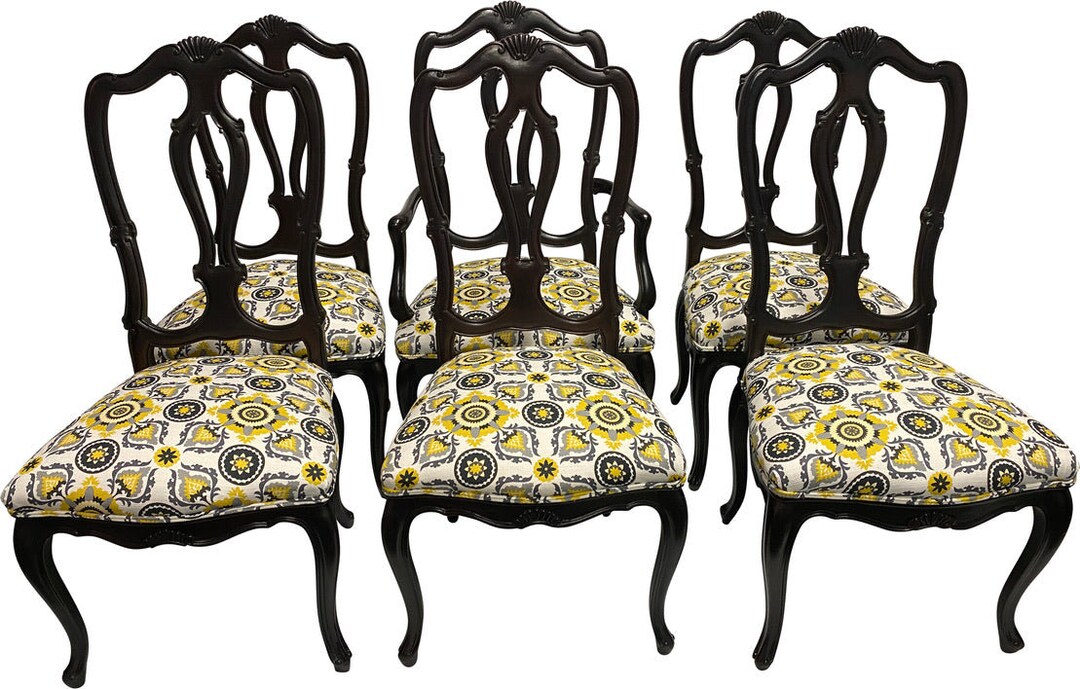 Baker Furniture Dining Chairs Set of 6 - Etsy