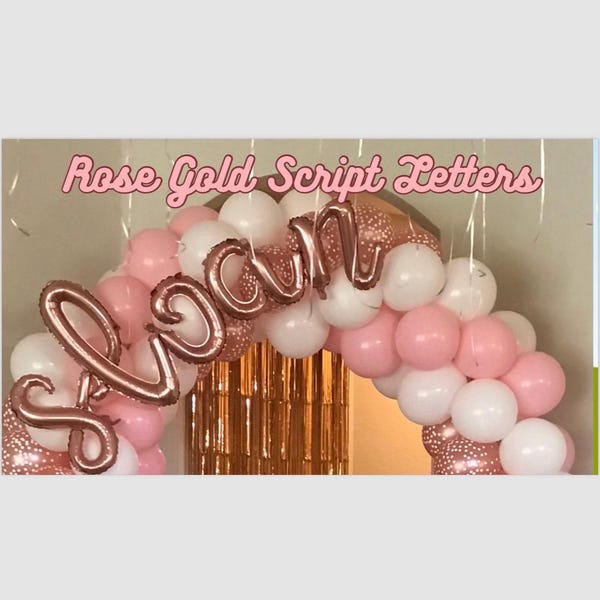 Custom Balloon Banner - Etsy