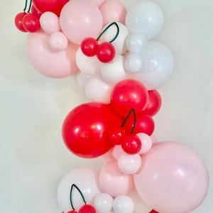 Cherry on Top Balloon Garland Cherry Baby Shower Shes the Cherry on Top ...