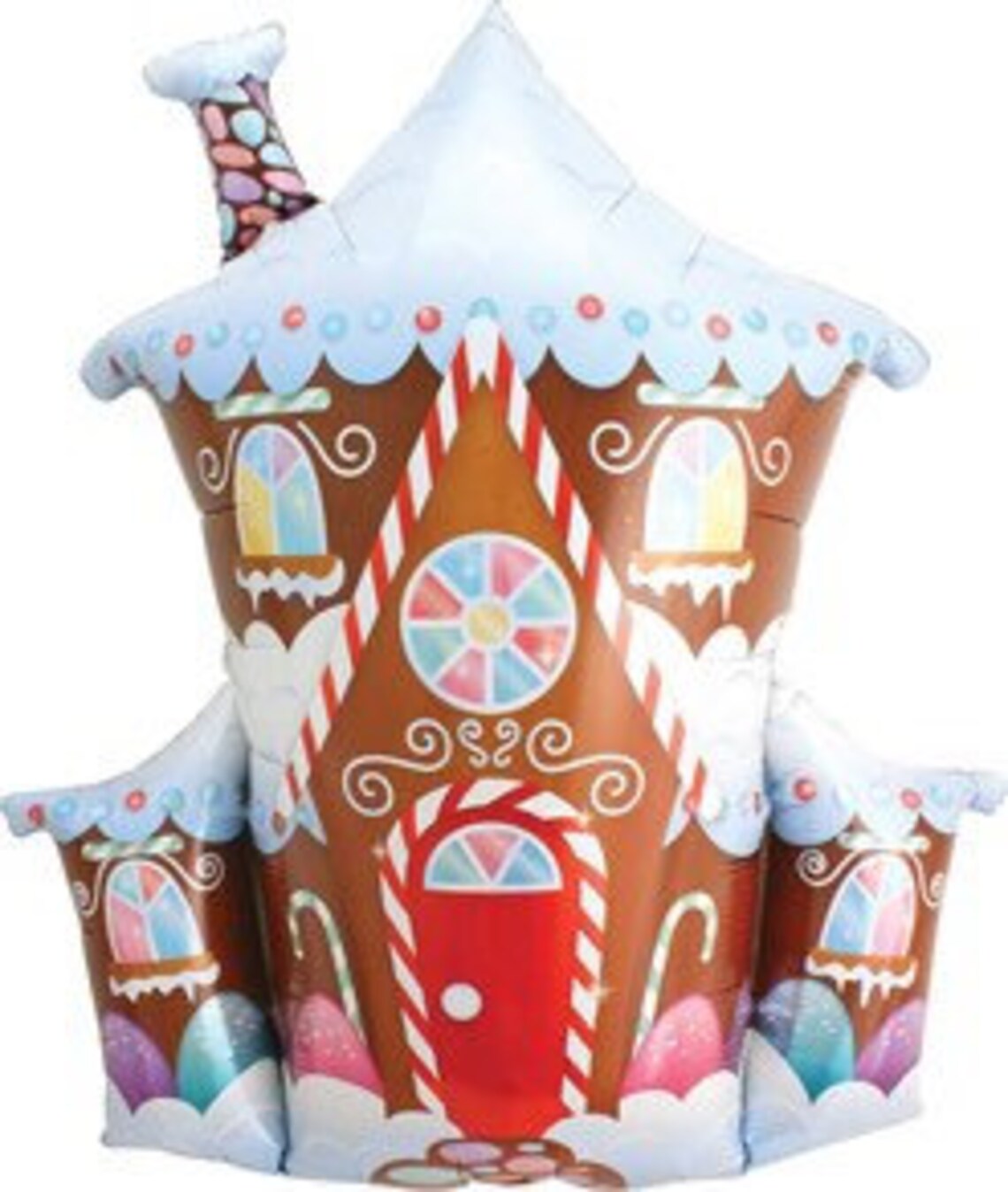 Gingerbread House Balloon Gingerbread Decorations - Etsy