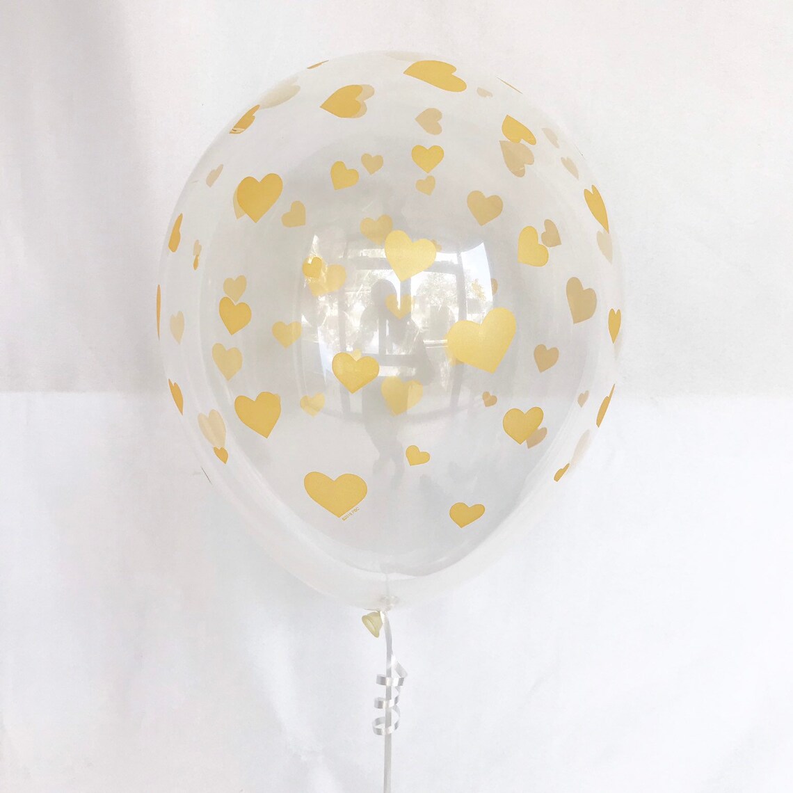 Gold Heart Balloons Anniversary Balloons Galentines - Etsy