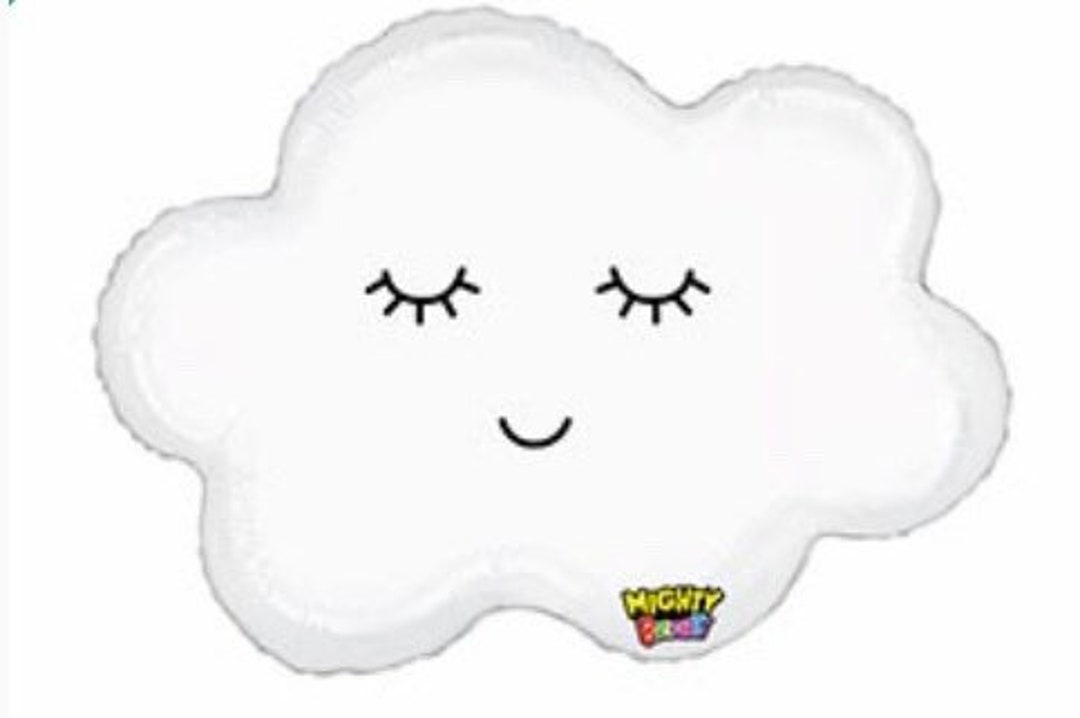 Cloud Balloon Puffy Cloud Balloon, 30 Inch Non-foil Balloon, Rainbow ...