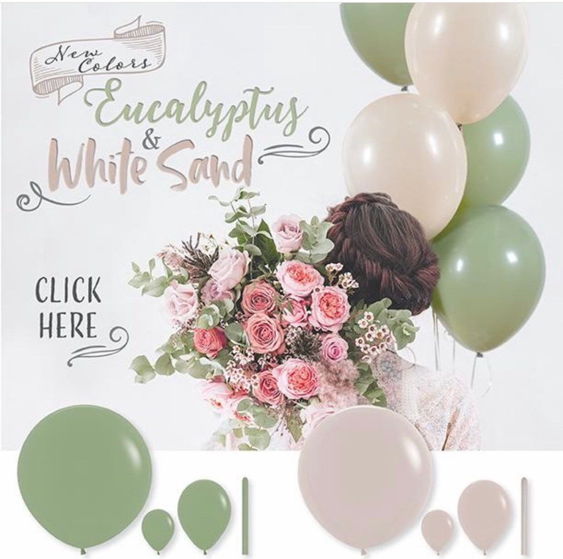 Sage Green Balloon 11 Inch Latex Balloons Sage Balloons - Etsy