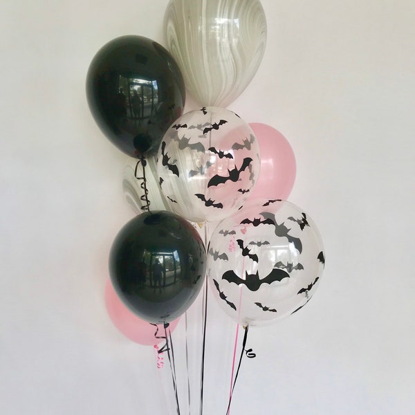 Pink Halloween Balloons - Etsy