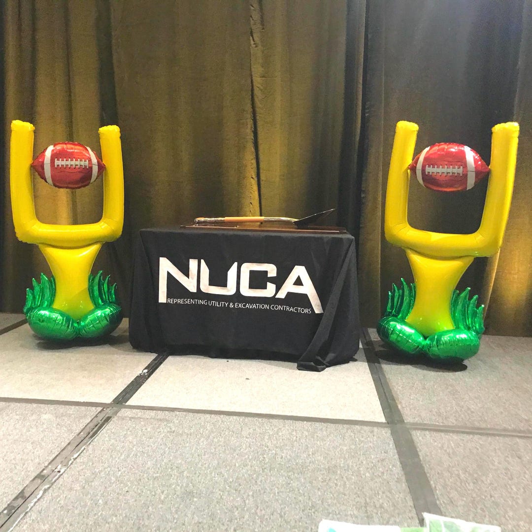 4.5 Ft Life Size Football Goal Post Balloon Super Bowl Balloon Football ...