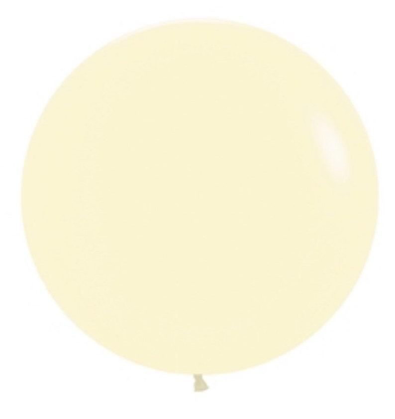 Pastel Matte Balloons 24 Inch Round Balloons Pastel Boho Rainbow Baby ...