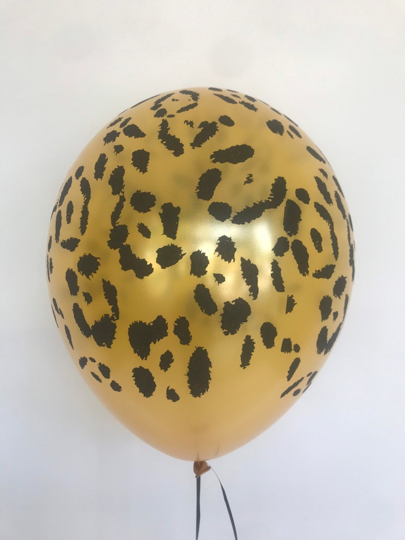 Leopard Balloon 11 Inch Latex Balloons Animal Print - Etsy