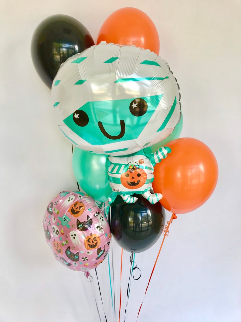 Mummy Balloon Non Spooky Kids Halloween Party Pastel Halloween Decor ...