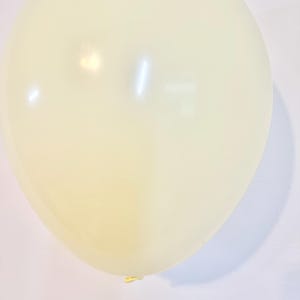 Pastel Yellow Balloons, Matte Latex Balloon, Baby Shower Balloon ...