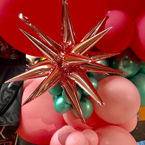 Starburst Balloon Taper Balloons Balloon Garland Wedding Balloons ...