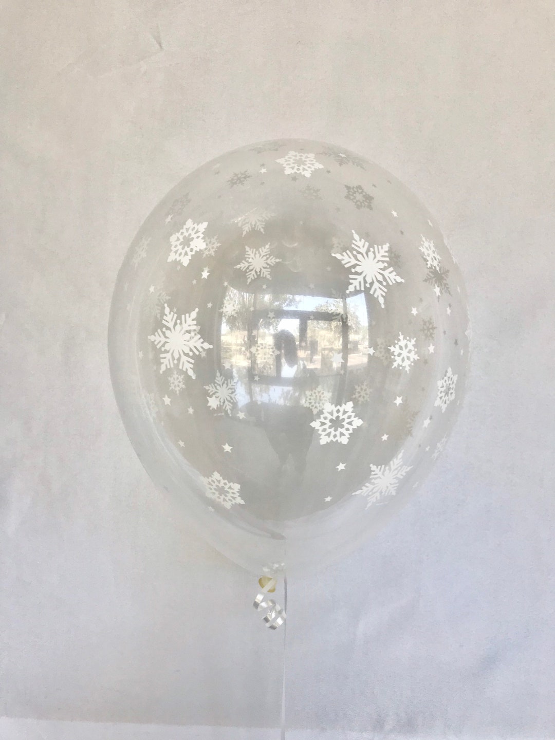 Snowflake Balloons 11 Inch Balloons Winter Onederland First Birthday ...