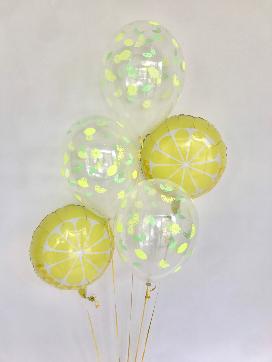 Lemon Balloons - Lemon Squeezy - Main Squeeze - Fruit Balloons - Lemon ...