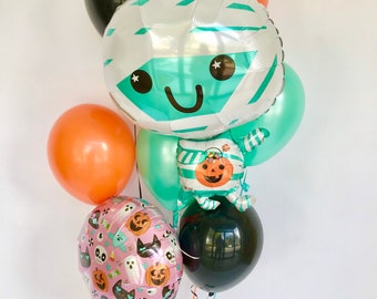 Mummy Balloon Halloween Kids Party Monster Mash Hocus | Etsy