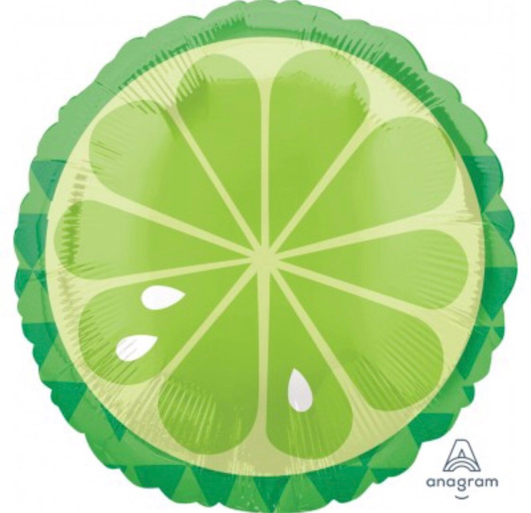 Lime Balloon - Tutti Frutti Balloon - Margarita Decorations - Tropical ...