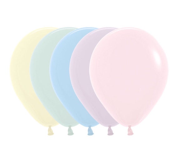 Mini Pastel Balloons, 5 inch Balloons, Baby Shower Balloons, Bridal ...