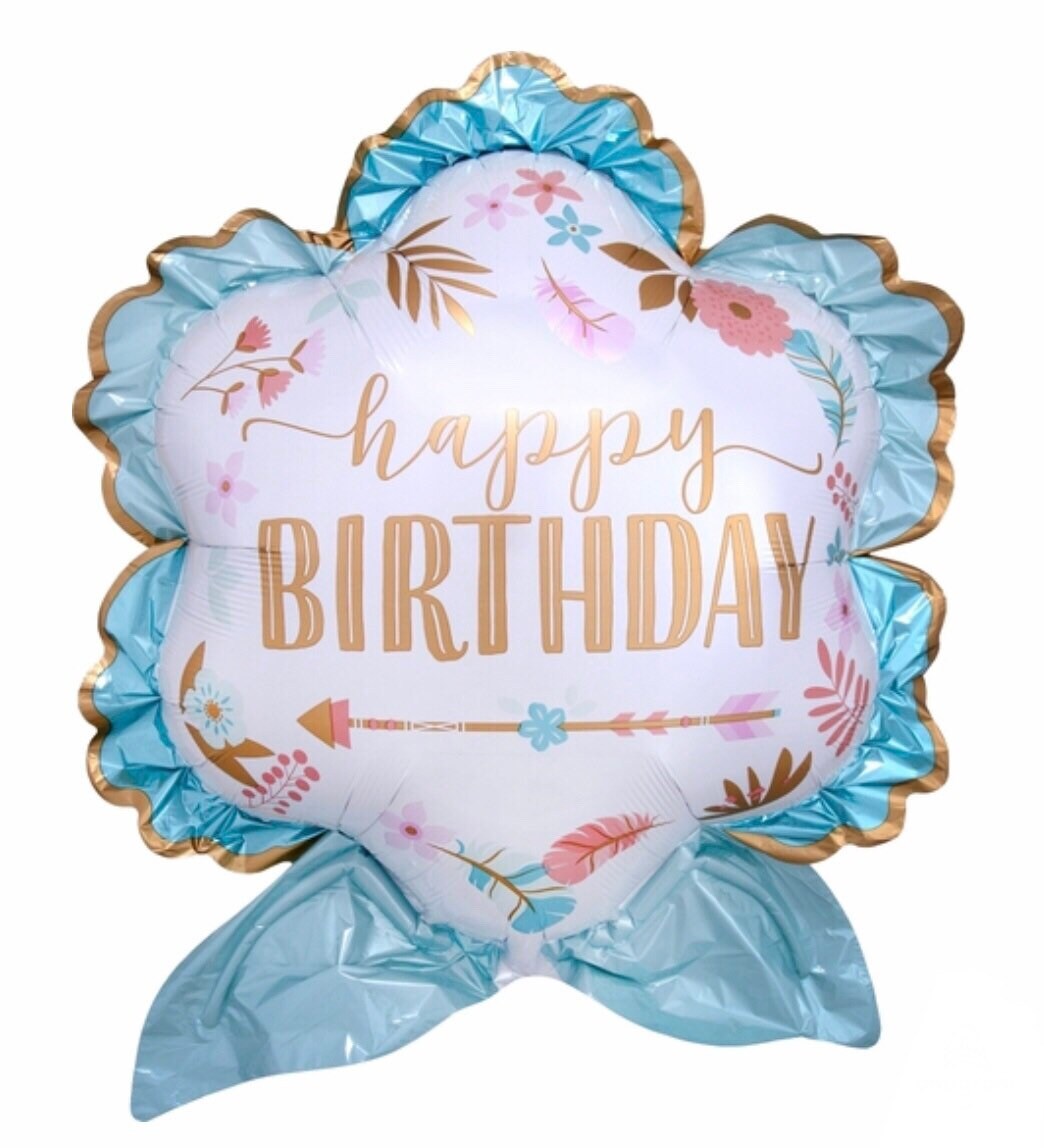Boho Birthday Balloons Chrome Gold Rose Gold Pink Mint | Etsy