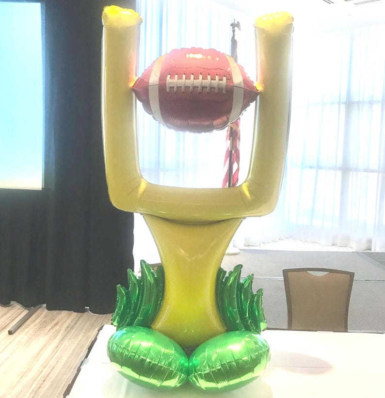 4.5 Ft Life Size Football Goal Post Balloon Super Bowl Balloon Football ...