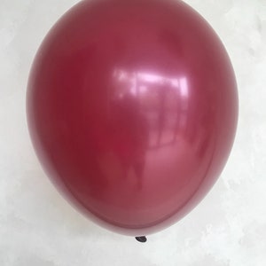 Maroon Balloons 11 Inch Latex Balloons Maroon Birthday Fall Bridal ...
