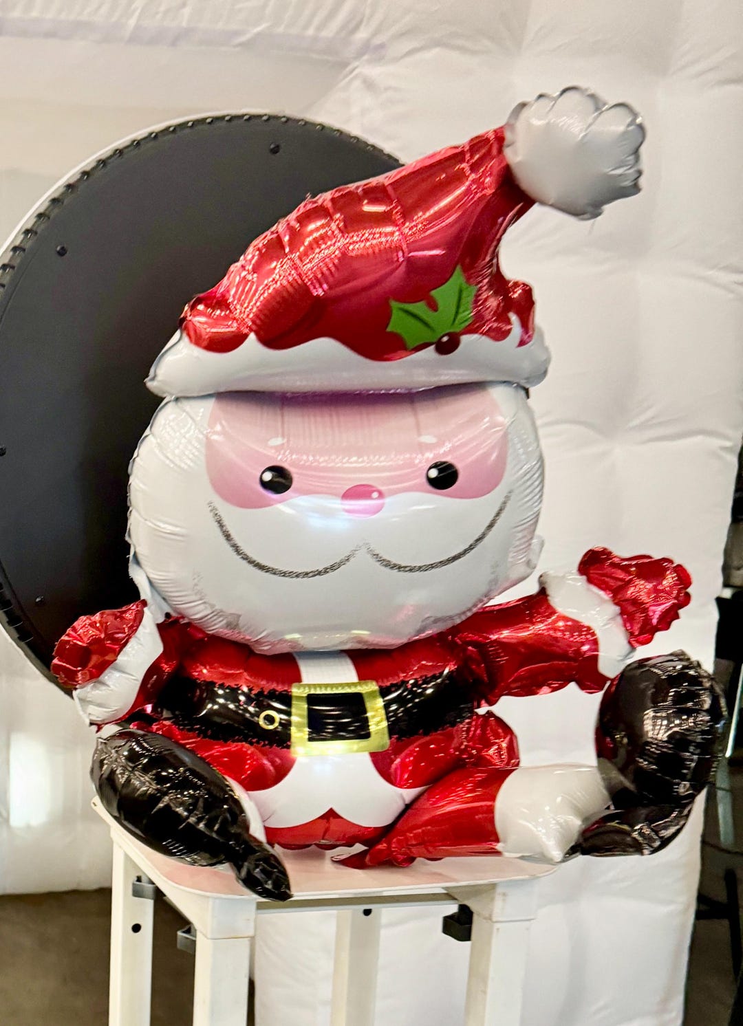 Santa Balloon 20 Inch Sitting Balloon Centerpeice Onederland Air Filled ...