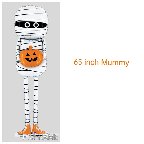 Mummy Balloon - Giant 65 inch Mummy - Halloween Kids Party - Ghoul Gang ...