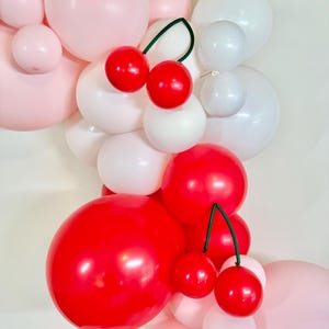Cherry on Top Balloon Garland Cherry Baby Shower Shes the Cherry on Top ...