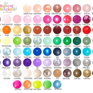 Mini 5 Inch Balloons Choose Your Color Air Filled Balloons Balloon ...