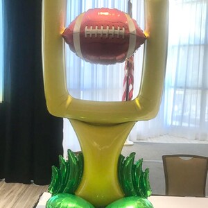 4.5 Ft Life Size Football Goal Post Balloon Super Bowl Balloon Football ...