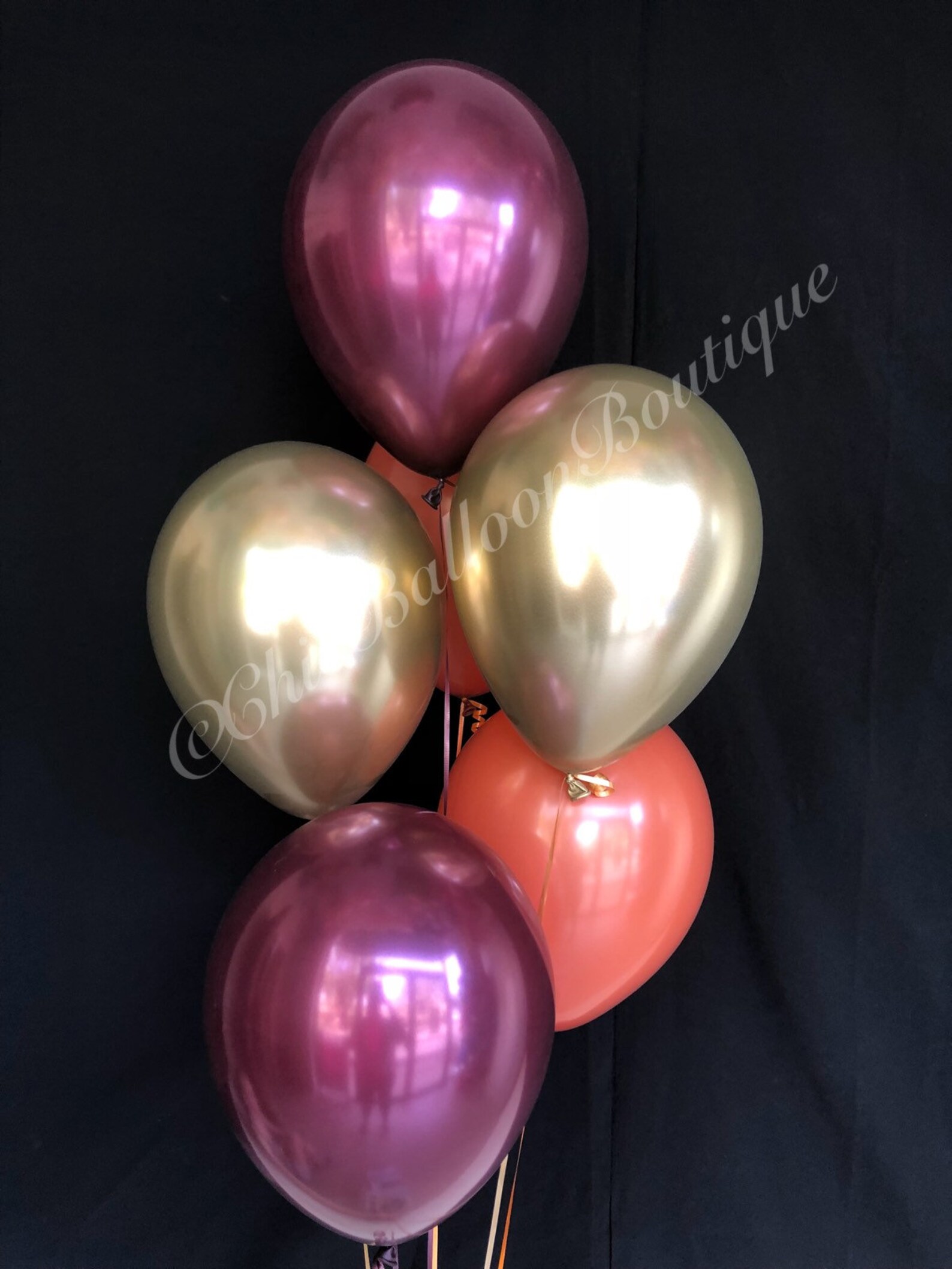 Fall Balloons Pumpkin & Burgundy Gold Balloons Fall Baby | Etsy