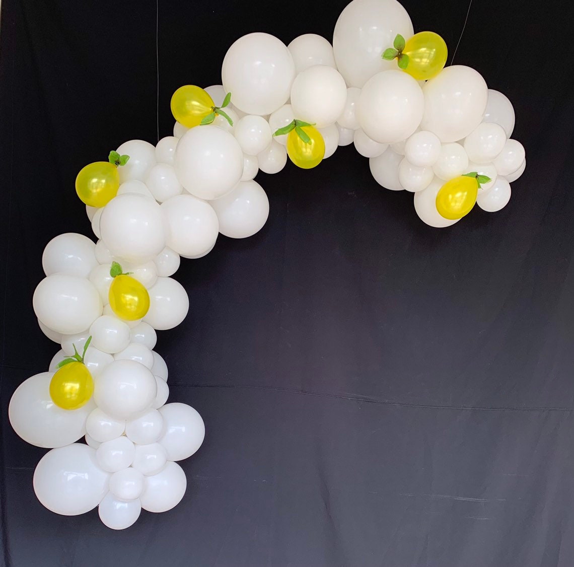 Lemon Balloon Garland Lemon Balloons Lemon Squeezy Main - Etsy