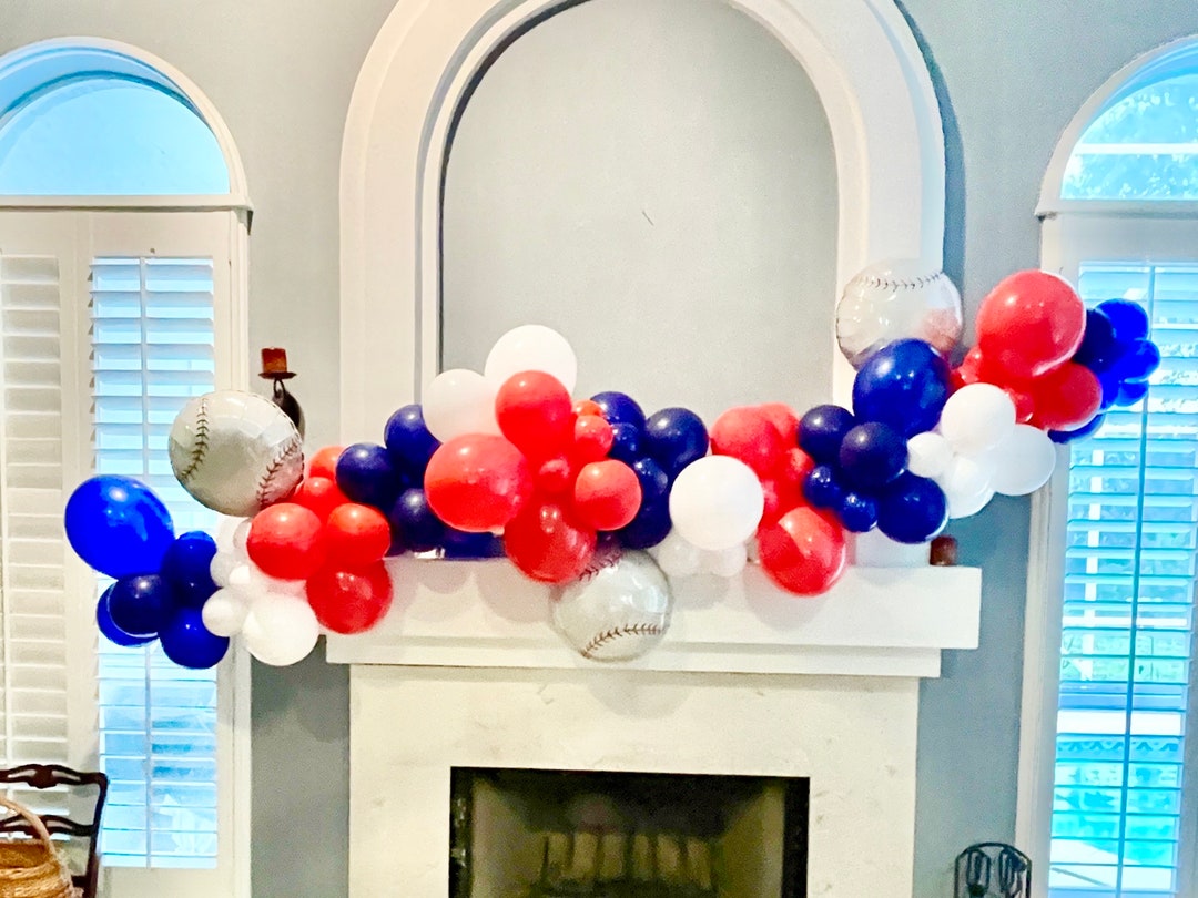 Baseball Balloon Garland, Rookie of the Year, Patriotic Balloons ...
