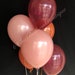 Burnt Orange and Dusty Rose Balloons, Burgundy Balloons, Rustic ...