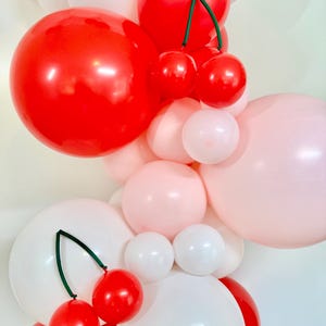 Cherry on Top Balloon Garland Cherry Baby Shower Shes the Cherry on Top ...