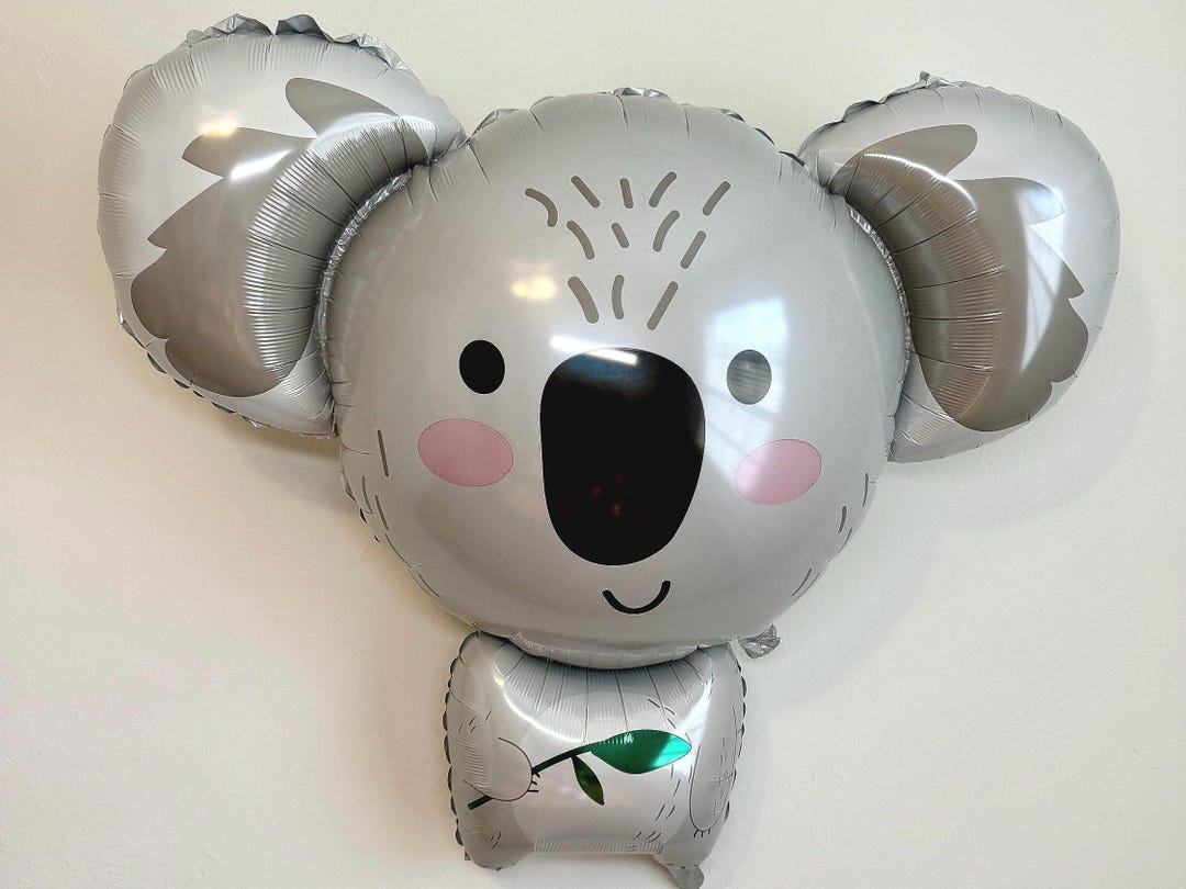 Koala Bear Balloon Koala First Birthday Jungle Party Bear Balloon Koala ...
